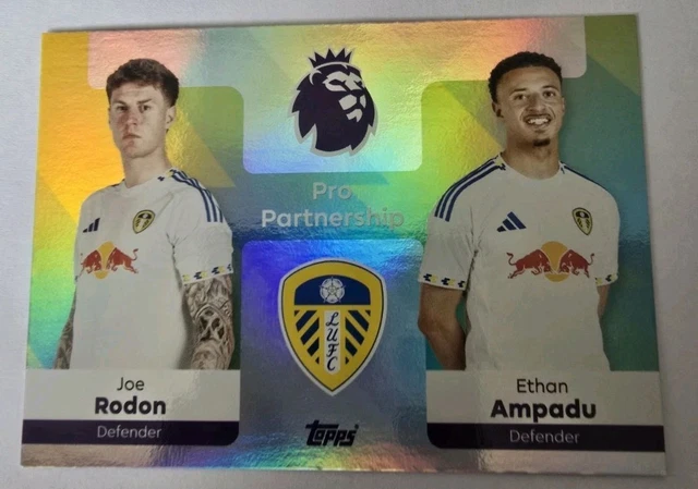 TOPPS PREMIER LEAGUE 2026 PRO PARTNERSHIP RODON/AMPADU Card #380 LEEDS ...