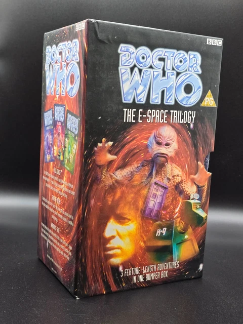 DOCTOR WHO VHS Video Cassette The E-Space Trilogy Tom Baker EUR 11,69 ...