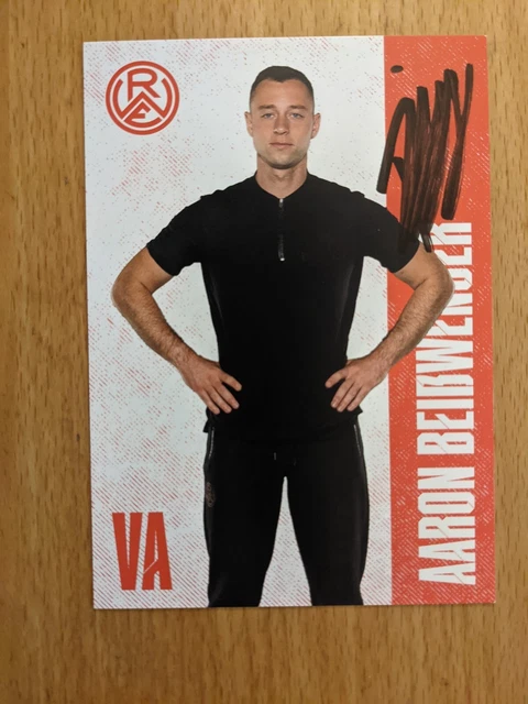 AARON BEISSWENGER RW Essen 2023/2024 handsignierte Autogrammkarte EUR 2 ...