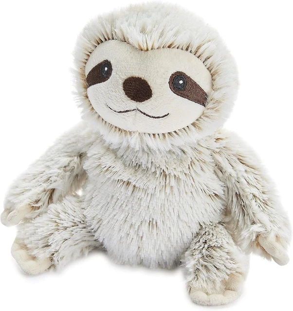 MARSHMALLOW SLOTH PLUSH Junior Size, Microwavable Plush with French ...