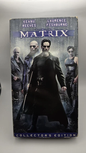 THE MATRIX (VHS, 1999) Collector's Edition Keanu Reeves Video Tape ...
