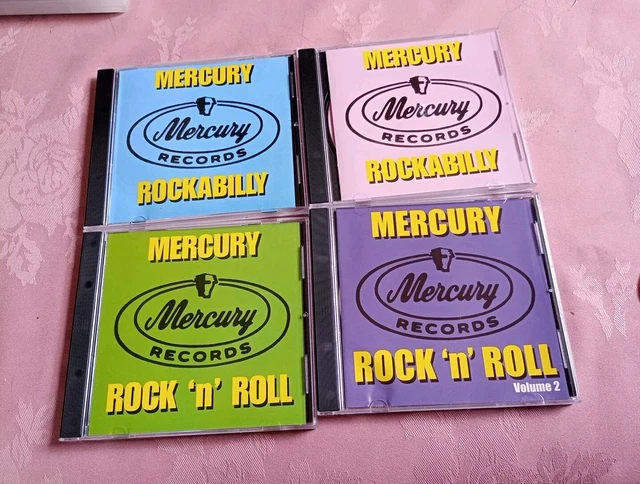 4 CD BUNDLE MERCURY ROCKABILLY volume 1 + 2 / MERCURY ROCK'N'ROLL ...