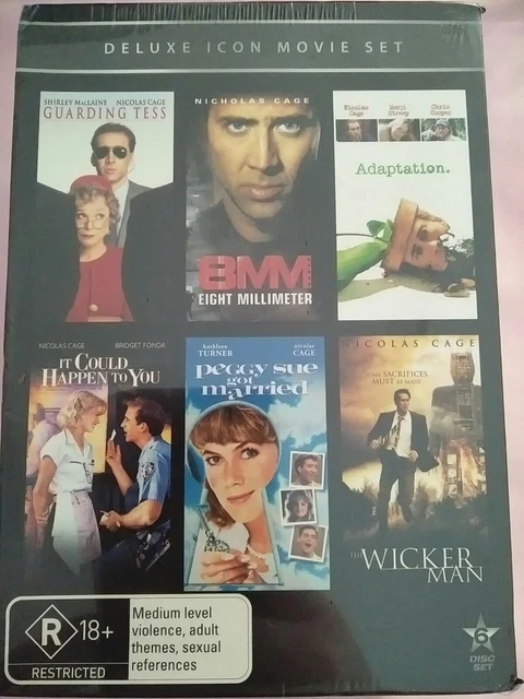 NICOLAS CAGE - Deluxe Icon movie set - 6 Movie Collection - DVD R4 New & Sealed $25.00 - PicClick AU