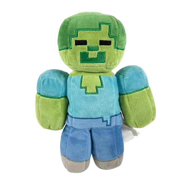 MINECRAFT STEVE ZOMBIE Plush Toy Doll 12” Mojang Creeper Stuffed Animal ...