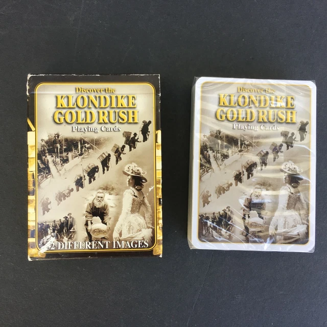 DISCOVER KLONDIKE GOLD Rush Playing Cards (Box wear) £9.67 - PicClick UK