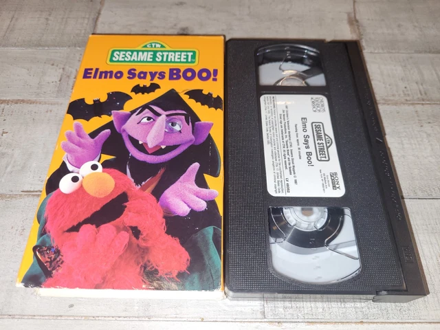 SESAME STREET: ELMO Says Boo! (VHS, 1997) $19.50 - PicClick CA