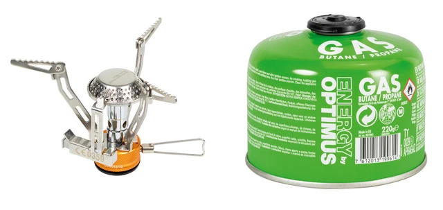 LACD GAS STOVE Tirich Mir - Gaskocher + 1 Stück Optimus Gaskartusche ...