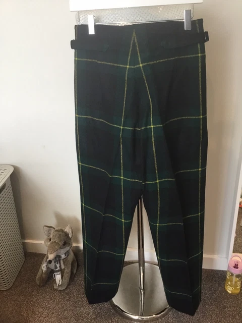 GENUINE ARMY ISSUE Gordon Highlanders Tartan Trews New. Highlander ...