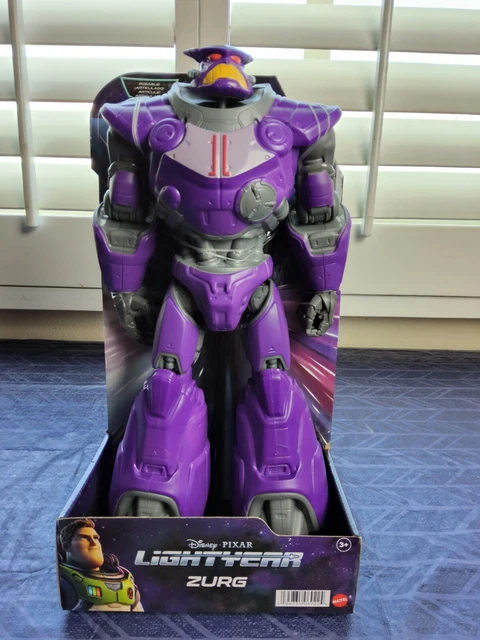 DISNEY PIXAR BUZZ Lightyear 2022 Movie ZURG 13.5" Jumbo Action Figure ...