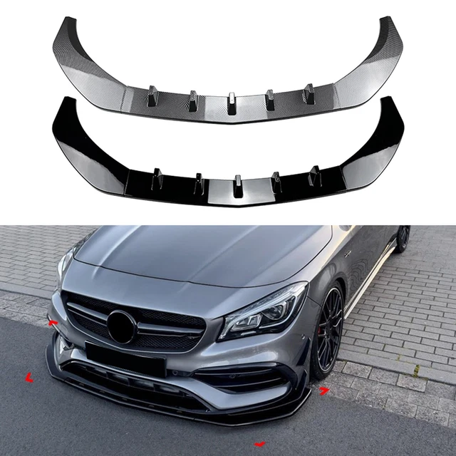 FRONT BUMPER SPOILER Lip For Benz CLA Class C117 200 CLA45 AMG 2016-19 ...