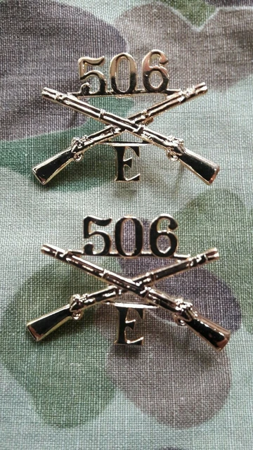 INSIGNE 506TH PIR . parachute infantry . Officers ww2 1944 . 101st ...