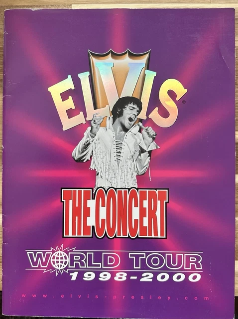 ELVIS PRESLEY THE Concert World Tour 1998-2000 Official Programme £5.00 ...