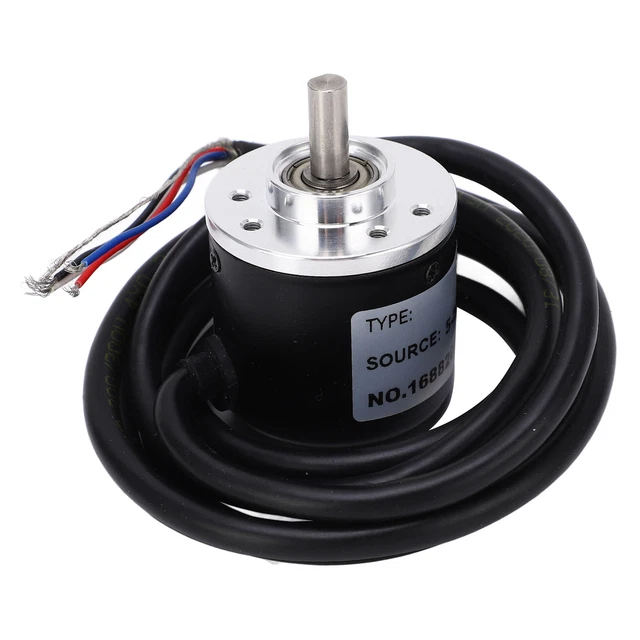 PHOTOELECTRIC ENCODER GEAR Box Motor Incremental Encoder 6mm D Type ...
