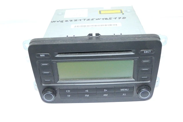VW GOLF 5 Radio CD Player Original RCD300 BVX 1K0035186L mit Code EUR 114,99 - PicClick DE