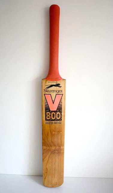 VINTAGE CRICKET BAT - Slazenger V800 - SH Made in England- Monster 3lb ...