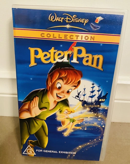 PETER PAN - Walt Disney Collection - RARE! - Original Animation - Vhs Not a Dvd! $10.95 ...