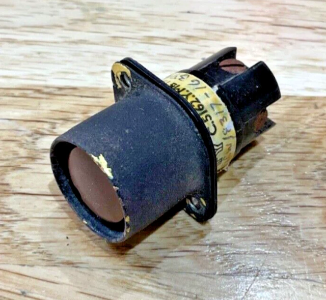 VINTAGE RAF AIRCRAFT Instrument Panel Guarded Push Button - 5Cw/8317 £ ...