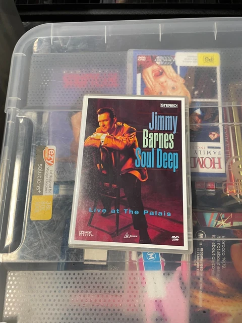 JIMMY BARNES: SOUL Deep - Live At The Palais vgc dvd rare oop t423 $57. ...