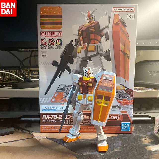 LIMITED EDITION BANDAI 1/144 EG Gunpla RX-78-2 Gundam Big Mac Color ...