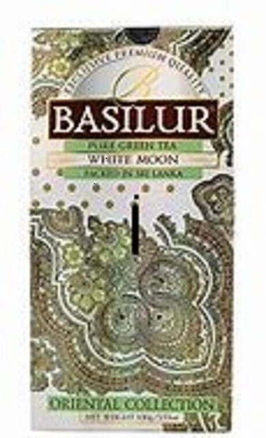 BASILUR MILK OOLONG tea white moon 25 tea bags Free Shipping Word Wide ...