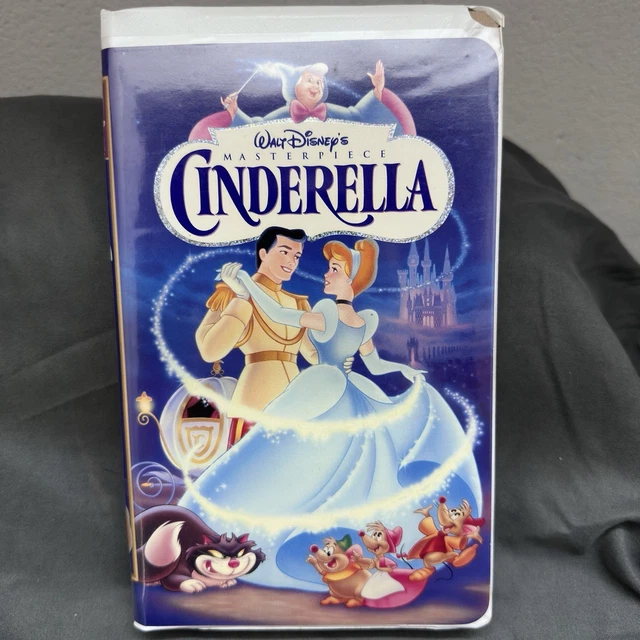 DISNEY'S &CINDERELLA& 1995 Masterpiece VHS Tape £6.95 - PicClick UK