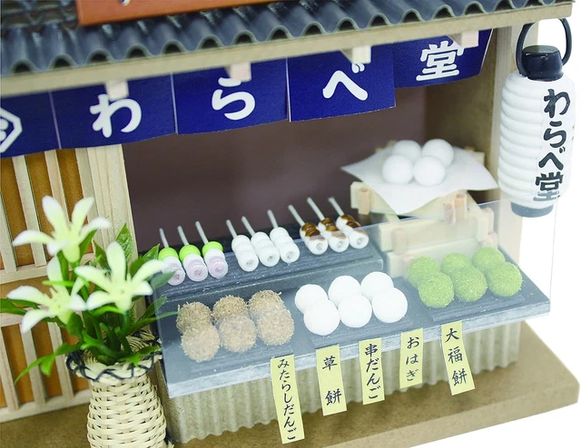 BILLY HANDMADE DOLLHOUSE Kit Japanese Style Sweets Shop 8772 DIY ...