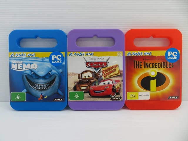 3 X DISNEY Pixar Games-Finding Nemo/Cars/Incredibles - PC - Fast ...