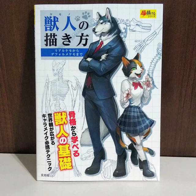 HOW TO DRAW Kemono Character Japan Furry Anime Manga Guide Art Book NEW ...