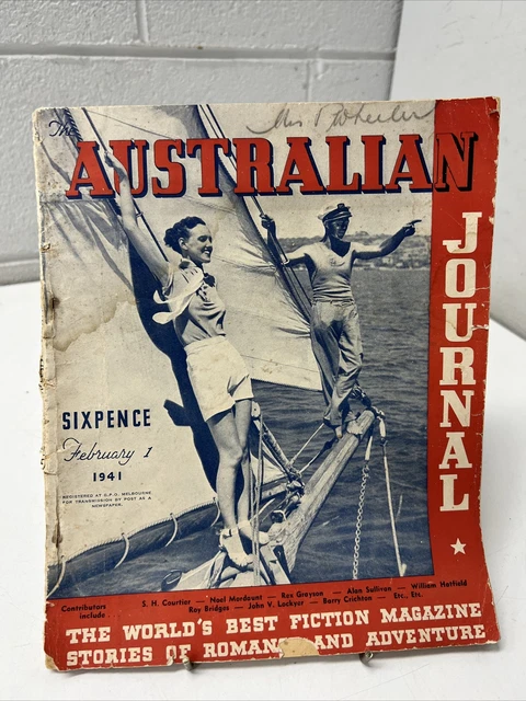 VINTAGE MAGAZINE THE Australian Journal 1941 Advertise Melbourne $9.99 ...