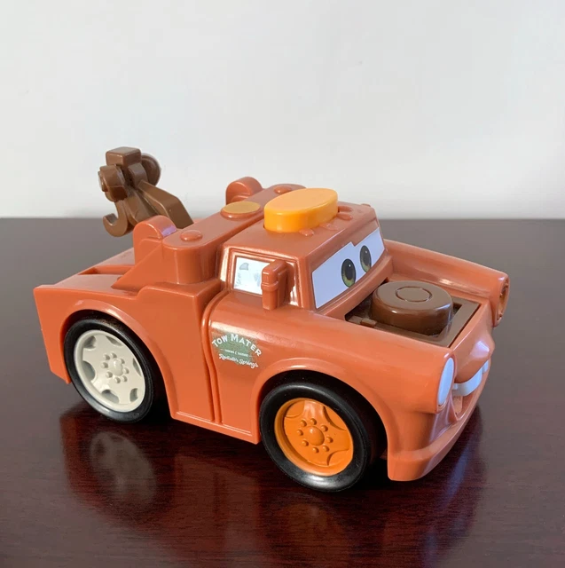 DISNEY PIXAR CARS Tow Mater Talking Light Up 5" Car - Mattel Fisher ...