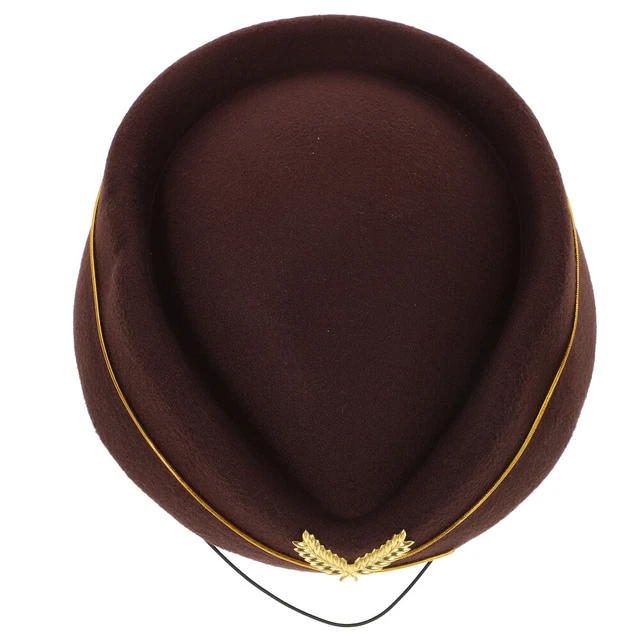 BERET STEWARDESS HAT Stewardess Hat Air Hostess Cap Women Uniform Beret ...