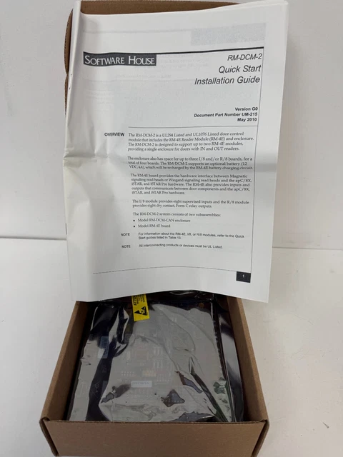 SOFTWARE HOUSE RM-4E Rm Series Door Control Module New Open Box $36.00 ...