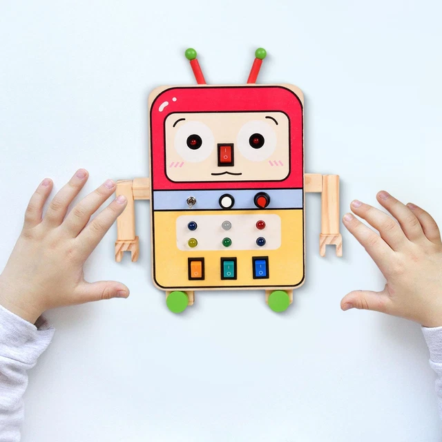 Busy Board Felt Montessori Toys Toddler Activity Sensory Board For Fine ...