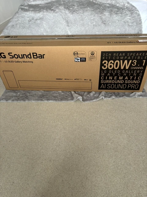 LG G1 OLED Gallery Matching Soundbar And Subwoofer NEW £350.00 ...