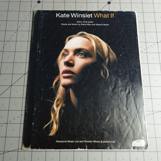 WHAT IF KATE Winslet 2001 Song Book Sheet Music £7.20 - PicClick UK