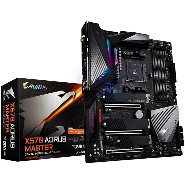 GIGABYTE X570 AORUS MASTER ATX Motherboard AMD AM4 DDR4 Ryzen 3000 4000 ...