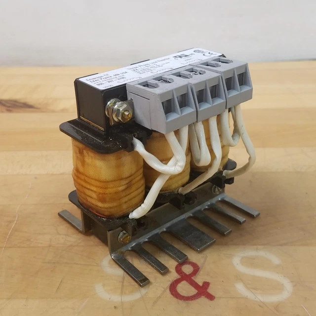 EMERSON LR4-L-011-C, 3 Phase Line Reactor Transformer, 600V, 14A, 60Hz ...