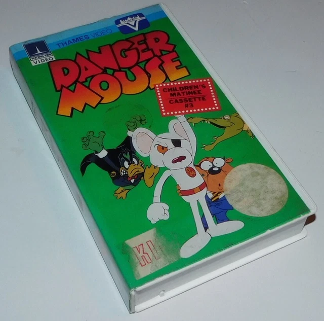 1984 DANGER MOUSE VHS tape, Thames Video, Cassette #3 Children's ...