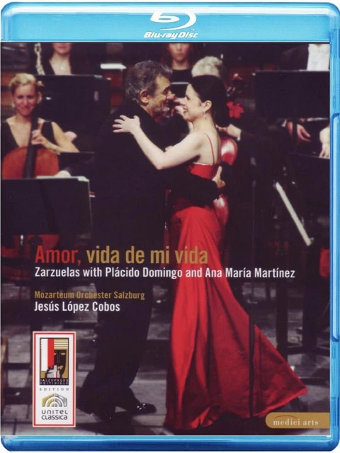 AMOR, VIDA DE mi vida Blu-ray Plácido Domingo Jesus Lopez-Cobos Brand ...