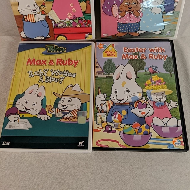 4 MAX & Ruby DVDs Treehouse Nick Jr Easter Christmas Pajama Party Story ...