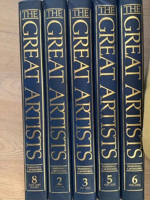 THE GREAT ARTISTS Magazine Marshall Cavendish Weekly Collection volumes ...