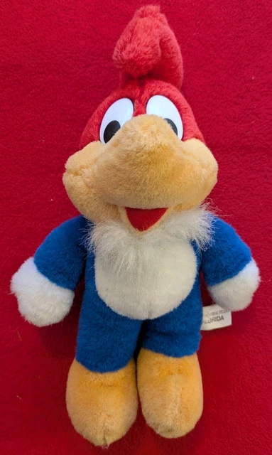 Woody Woodpecker Plush Soft Toy Universal Studios Florida 1989 Vintage