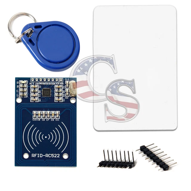RFID-RC522 RF IC Card Sensor Arduino module with 2 tags MFRC522 DC 3.3V ...