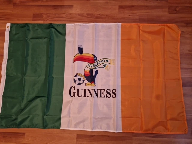 GUINNESS IRISH BEER Flag 90x150cm 3x5 Foot Banner Pub Bar Advertising ...