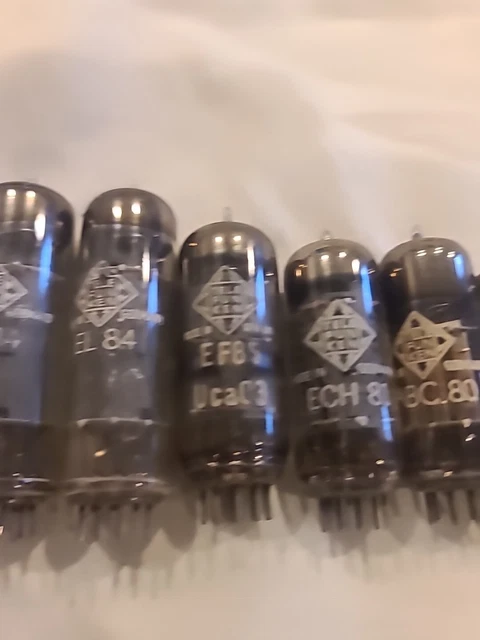 LOT 7 VTG Telefunken Vacuum Tubes EL84, EF85, ECH81, EABC80, EF804 ...