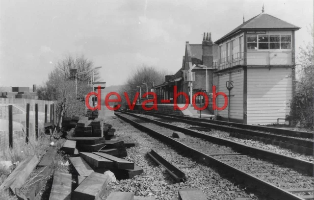 RAILWAY PHOTO ROMILEY Junction Signal Box Hope Valley Line / Rose Hill ...