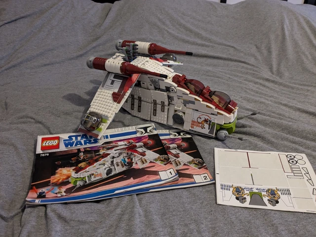 LEGO STAR WARS Republic Attack Gunship (7676) Build Only £135.00 ...