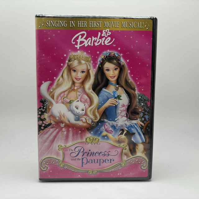 *SEALED* BARBIE AS THE PRINCESS AND THE PAUPER DVD 2004 Mattel - Brand ...