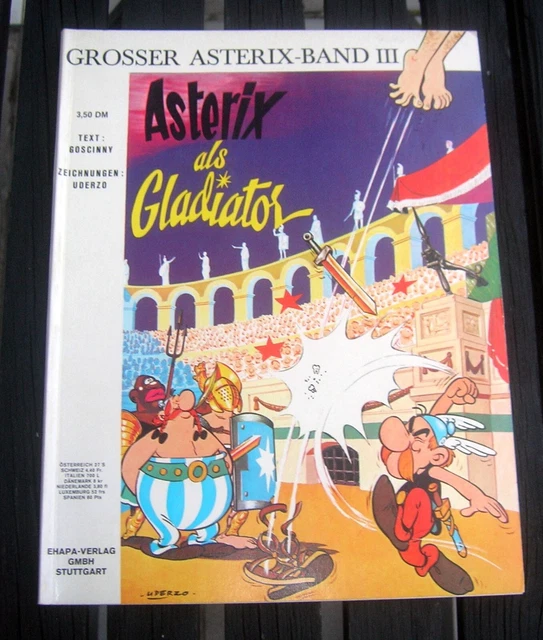 ASTERIX ALS GLADIATOR - Band III - (Band 3) - © 1964 Paris und 1971 Stuttgart EUR 1,00 - PicClick DE
