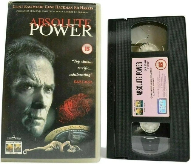 ABSOLUTE POWER - Clint Eastwood - PAL VHS Video Tape (H104) £0.99 ...